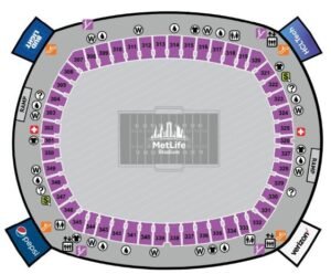MetLife Stadium Seating Chart 2024 | Best Seats at Meltlife Stadium ...