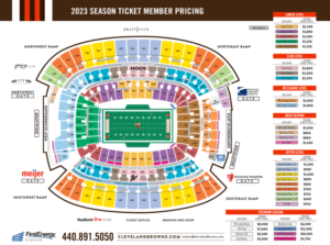 FirstEnergy Stadium Seating Chart 2024 | Best Seats at Cleveland Brown ...