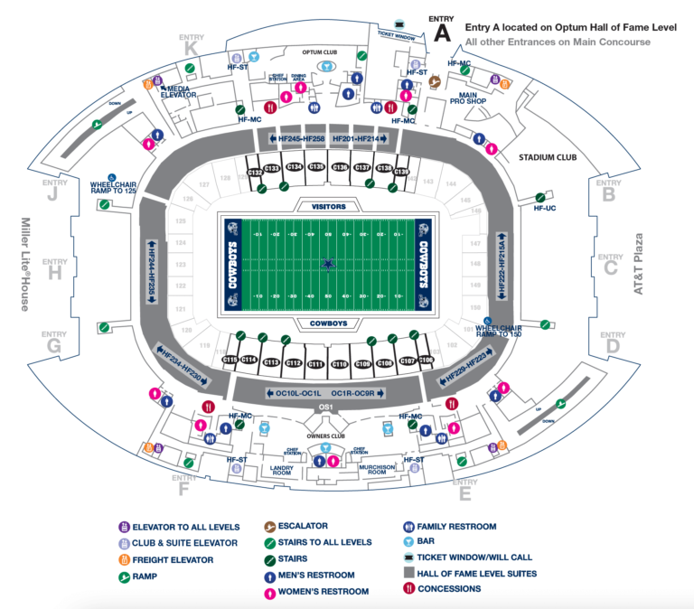 AT&T Stadium Seating Chart 2024: Choose the Best Seats - SeatGraph