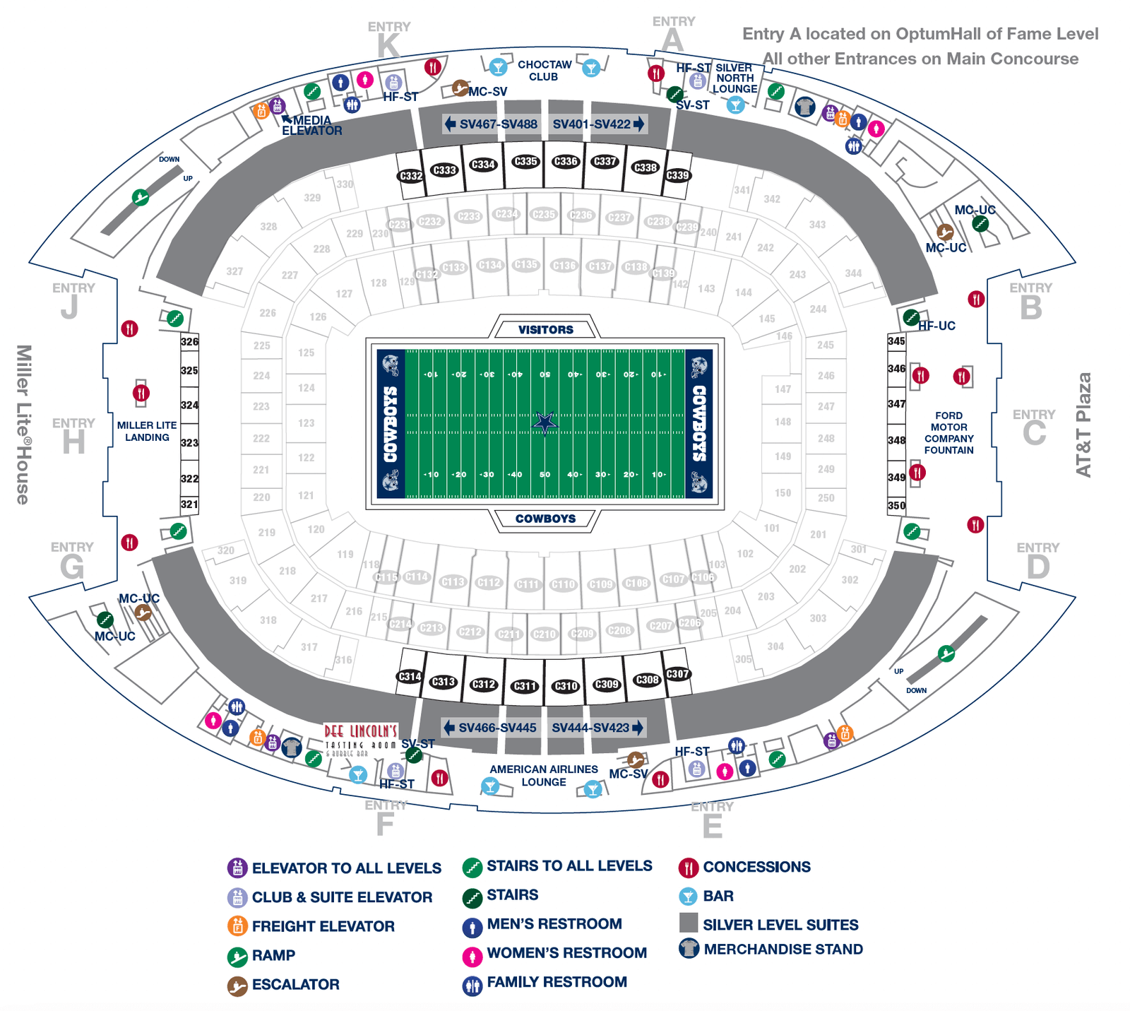 AT&T Stadium Seating Chart 2024: Choose the Best Seats - SeatGraph