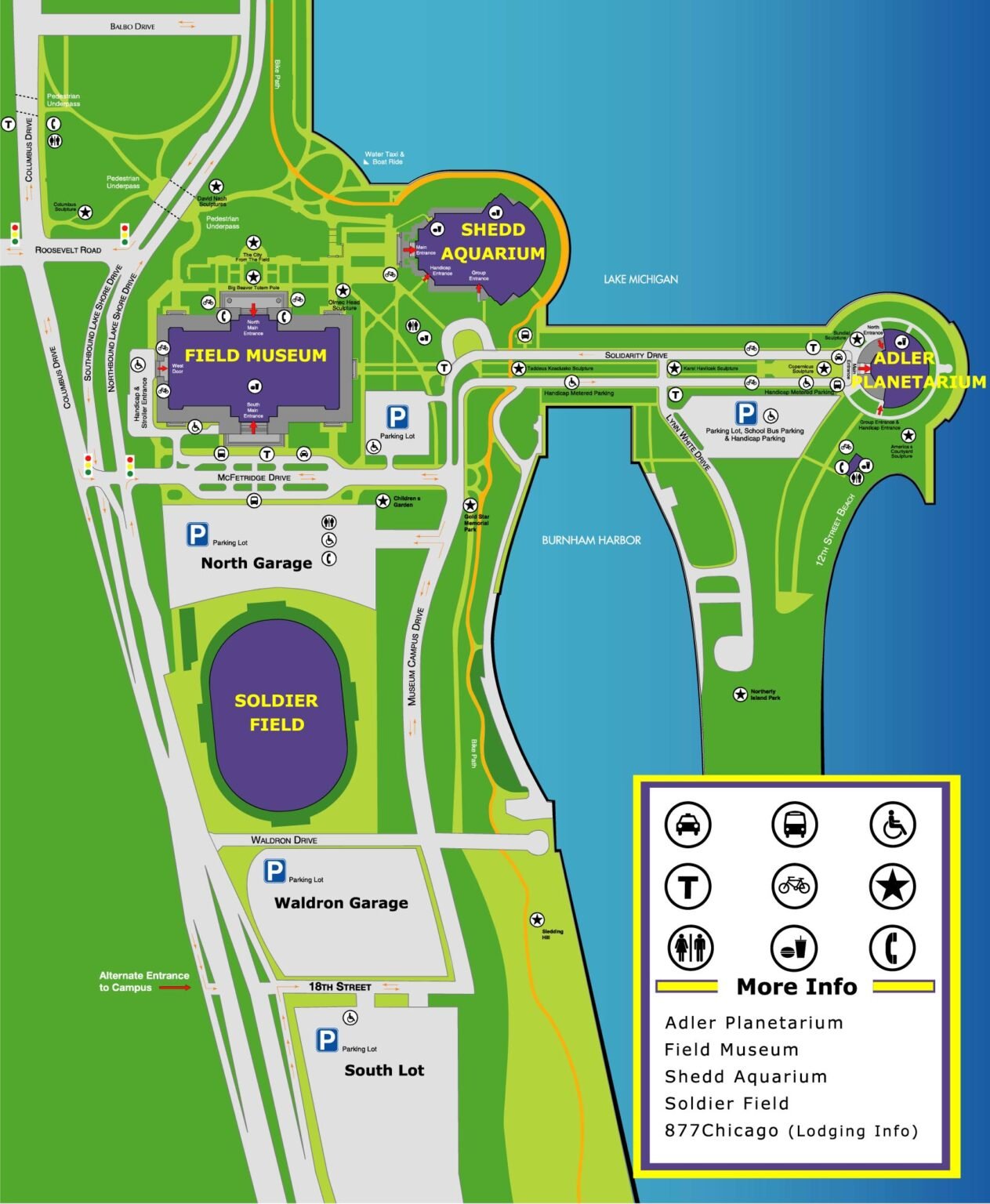 Soldier Field Parking Guide 2024: Chicago Bears Stadium - SeatGraph