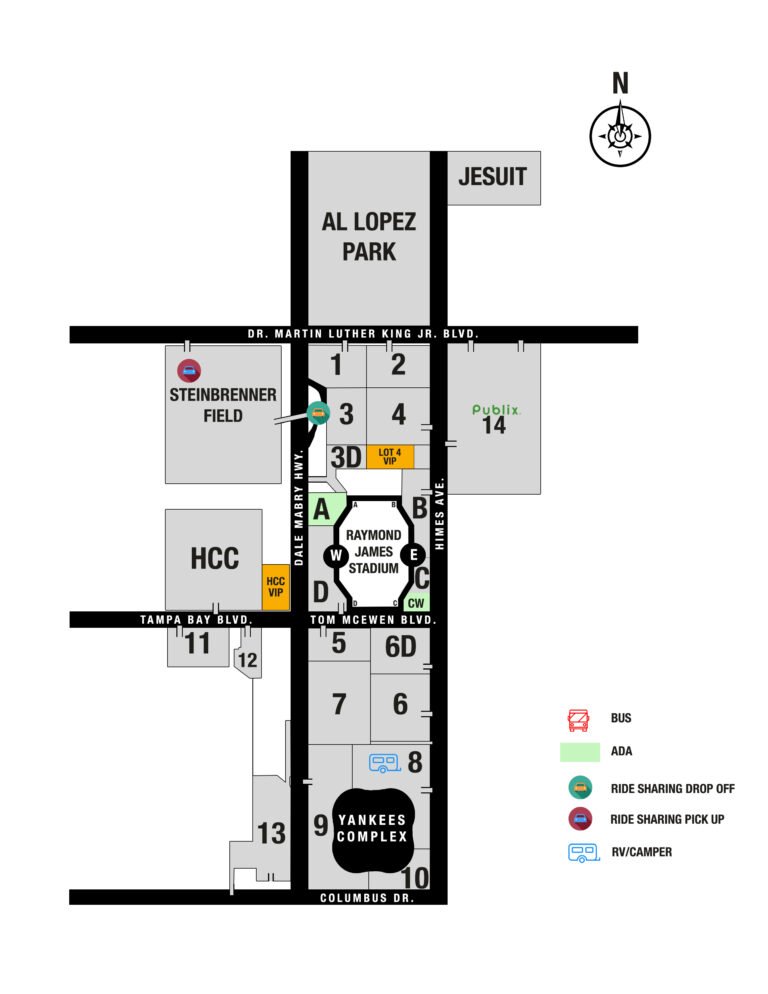 Raymond James Stadium Parking Guide 2023: Best Parking for Buccaneers - SeatGraph