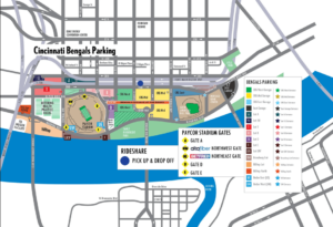 Paycor Stadium Parking 2024 | Cincinnati Bengals Parking - SeatGraph