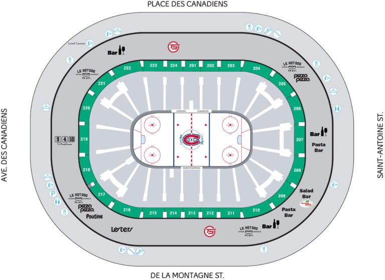 Bell Centre Seating Chart, Montreal Canadiens: An Ultimate Guide ...