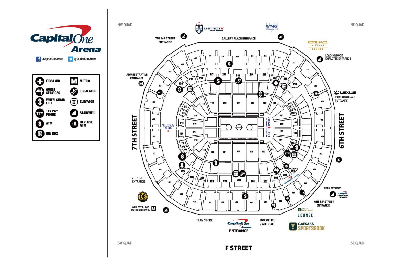 Capital One Arena Seating Chart 2023: Get the Best Seat for Your Event ...