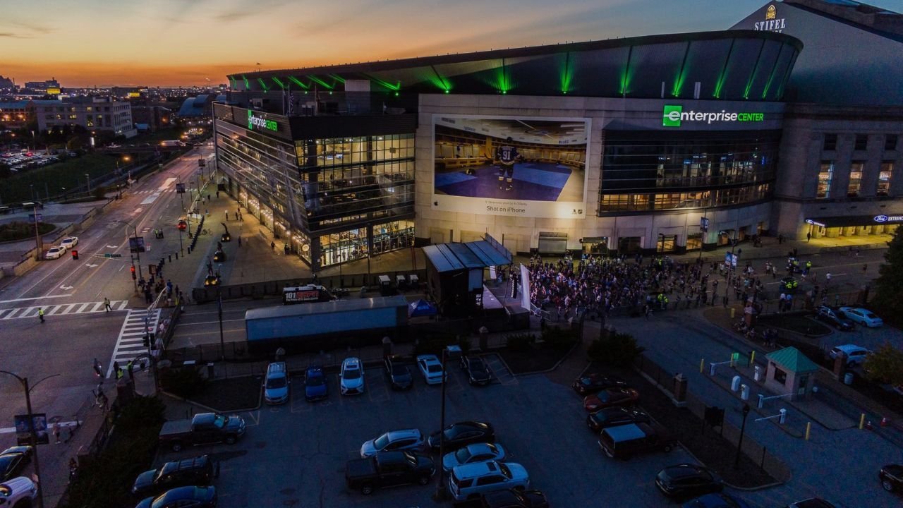 Enterprise Center Parking Guide: Map, Tips & Deals | St. Louis Blues ...