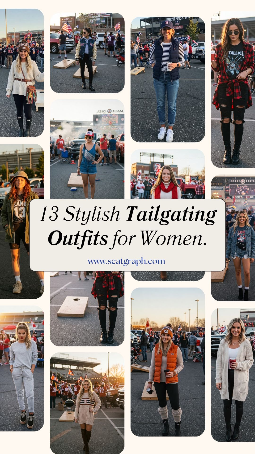13 Stylish Tailgating Outfits for Women. 🏈 - SeatGraph