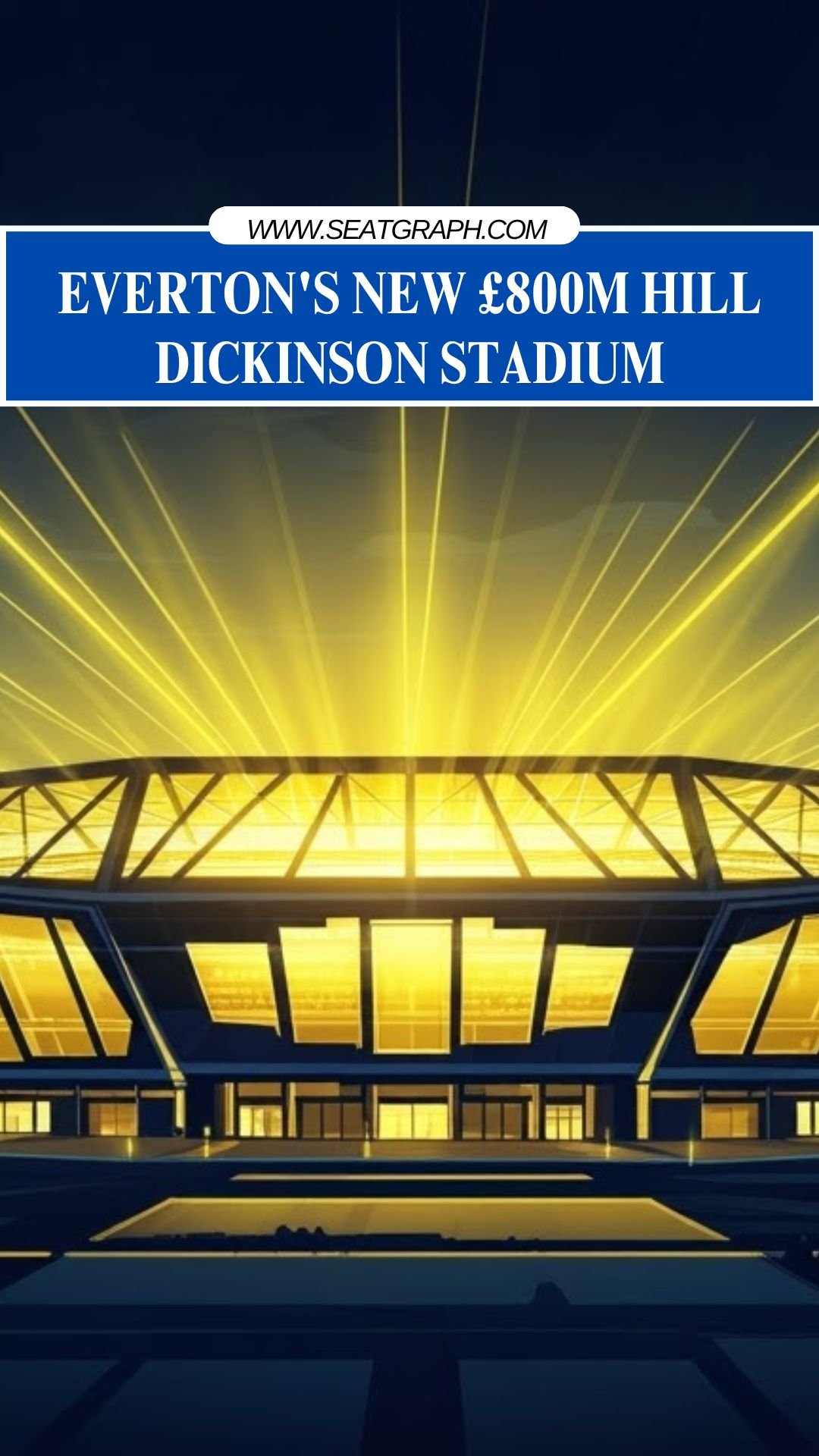 Everton's New £800M Hill Dickinson Stadium Revealed! - SeatGraph